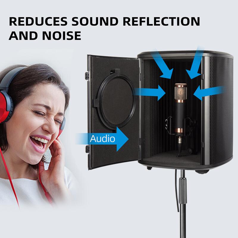 China Microphone isolation shield MA606 for studio Manufacturer and ...