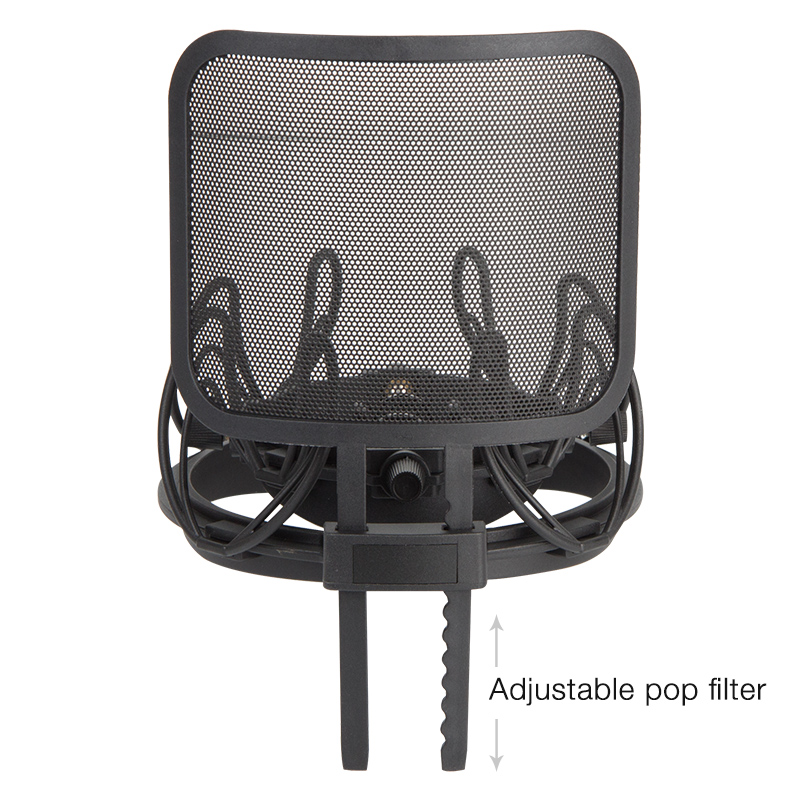 China Microphone shock mount with built in pop filter MSBD2000 for mic ...